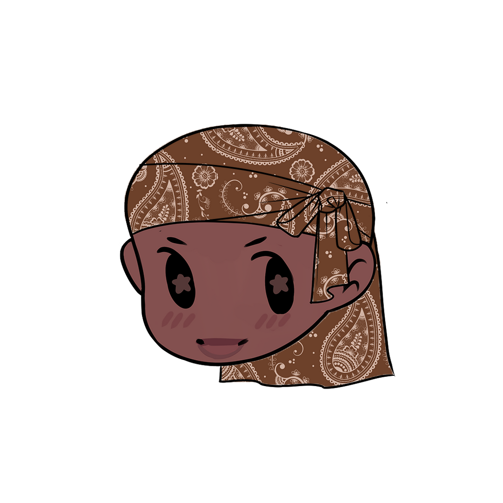 Durag Sticker | Brown Paisley – Kembeckled