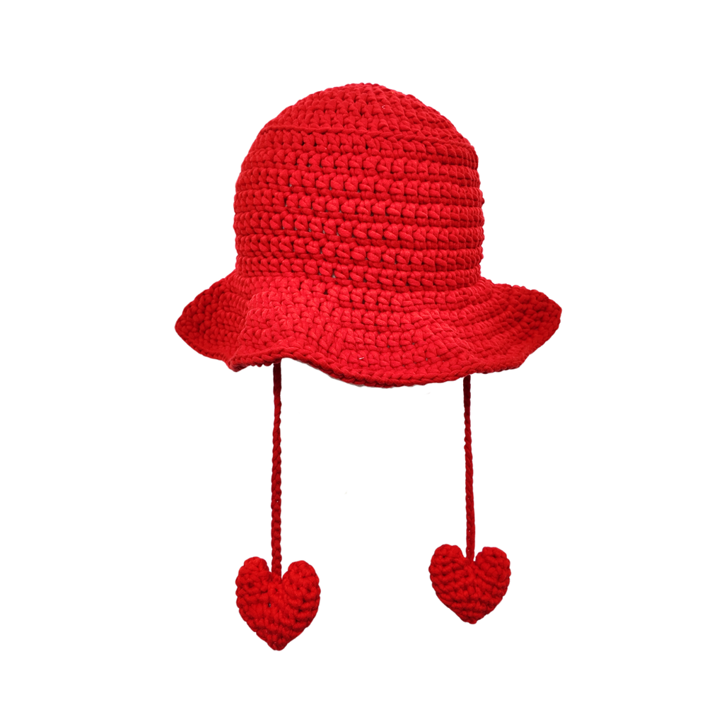 Handmade Crochet Hat | Love Bomb (Red) – Kembeckled