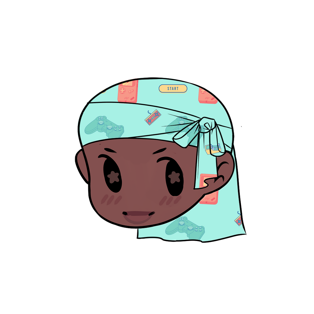 Durag Sticker | Turquoise Gamer – Kembeckled